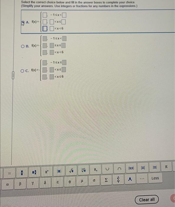 Solved K Write a piecewise function for the given graph. Q | Chegg.com