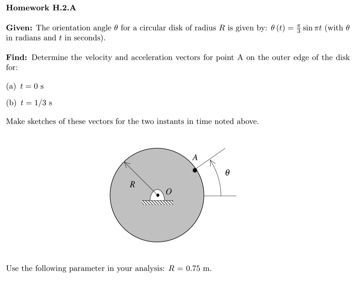 Solved Homework H.2.AGiven: The orientation angle θ ﻿for a | Chegg.com