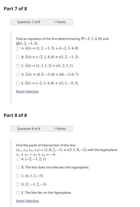 Solved Which one of the following is a two-point form | Chegg.com