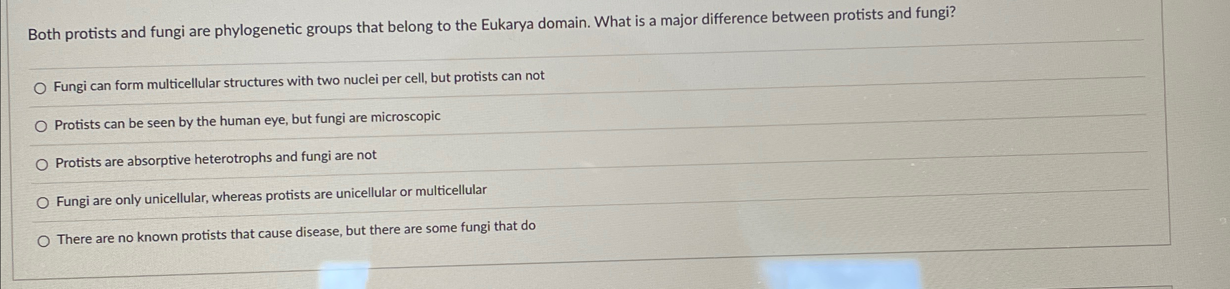 Solved Both protists and fungi are phylogenetic groups that | Chegg.com