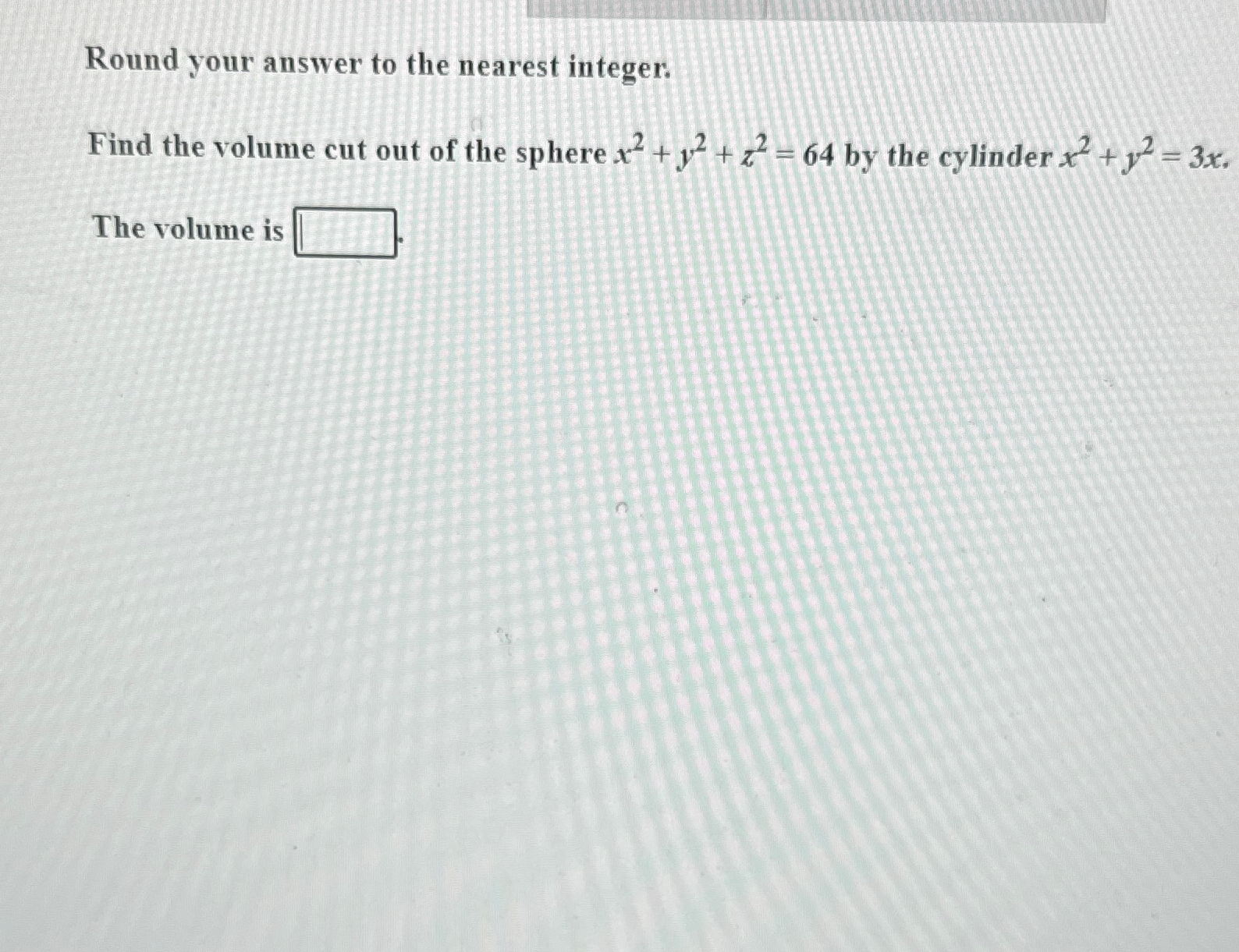 Round your answer to the nearest integer.Find the | Chegg.com