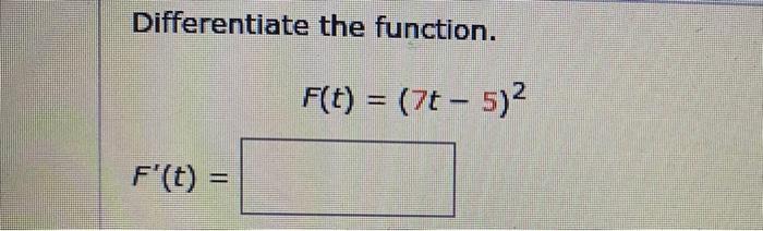 Solved Differentiate the function. S(R)=8πR2Differentiate | Chegg.com