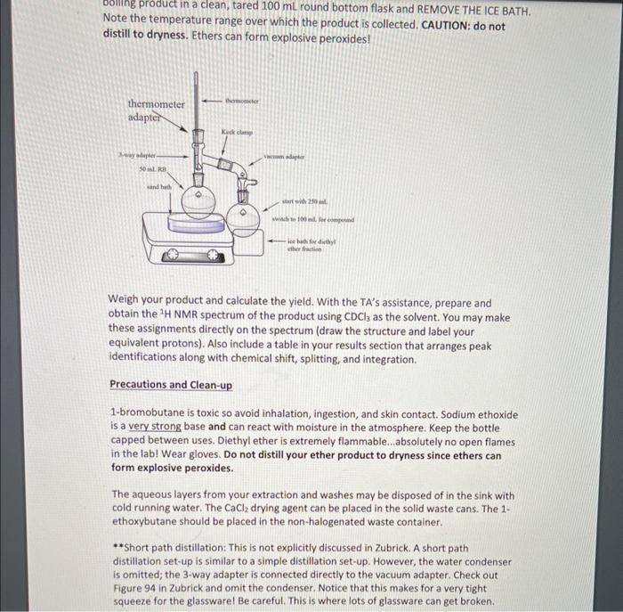Solved 1. The work-up of the reaction done in the lab had | Chegg.com