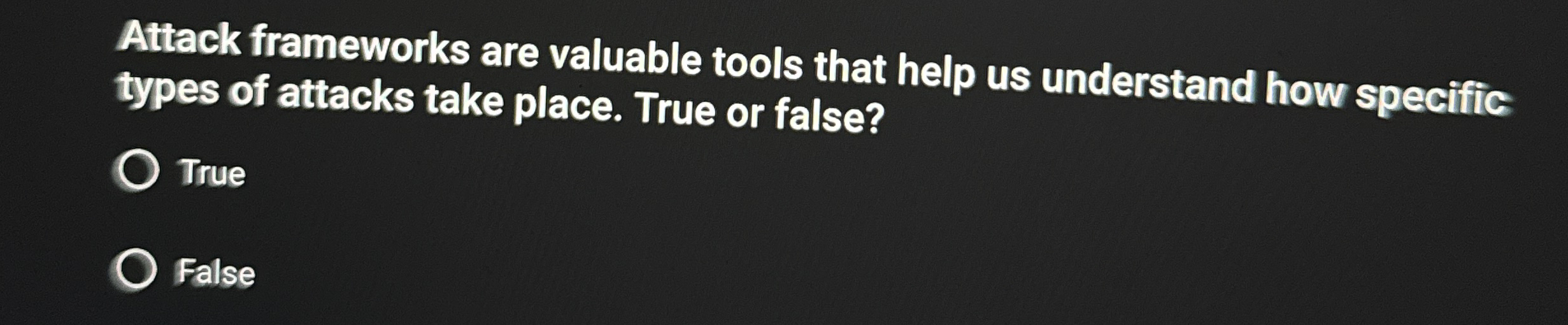 Solved Attack frameworks are valuable tools that help us | Chegg.com