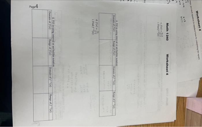 Math 1240 Worksheet 4 c. f(x)=sin−xtax−2 4. Find | Chegg.com