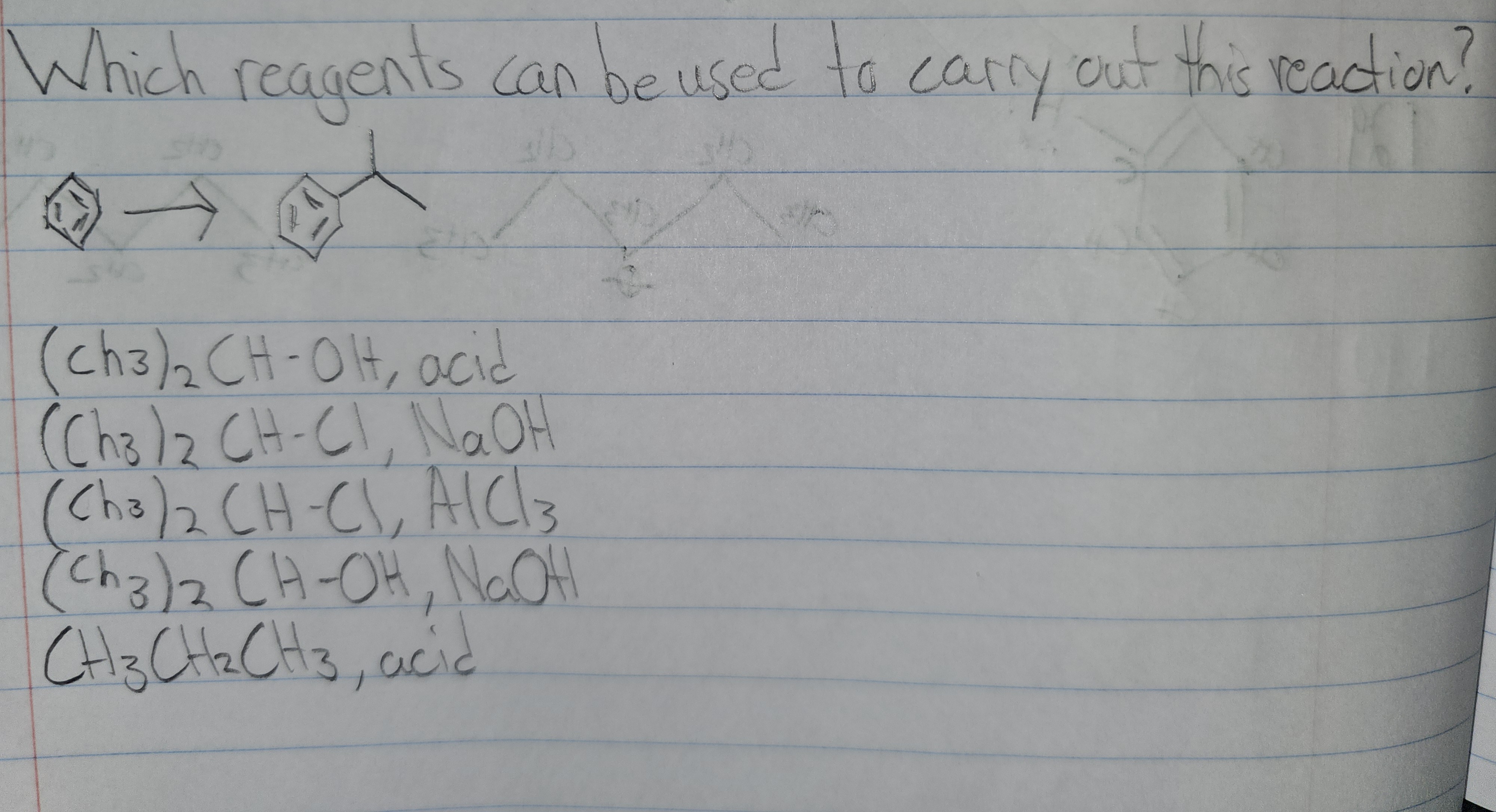 Solved Which reagents can be used to carry out this | Chegg.com