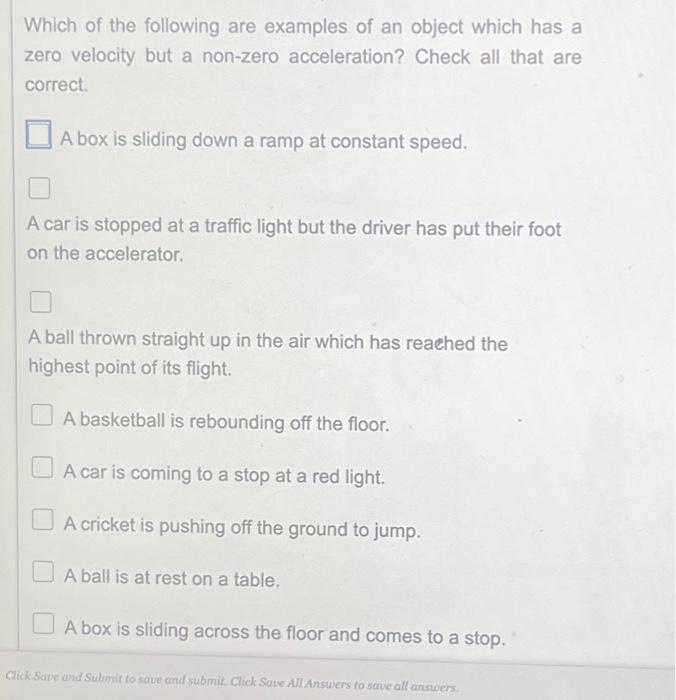 Solved Which of the following are examples of an object | Chegg.com