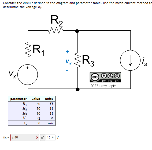 Solved Consider the circuit defined in the diagram and | Chegg.com