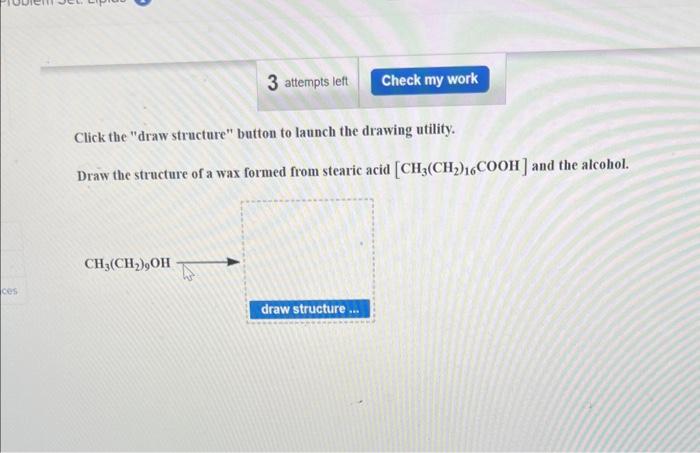 Solved Click the "draw structure" button to launch the | Chegg.com