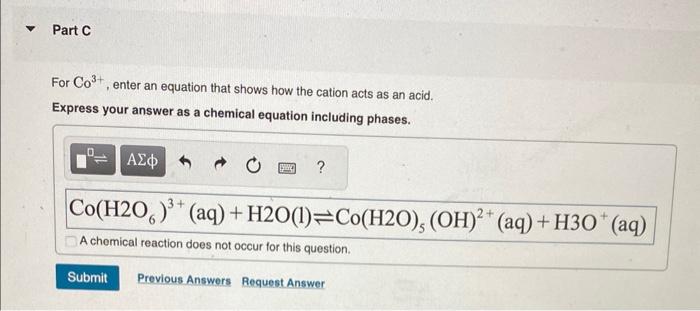 Solved For (CH3)2NH2+, enter an equation that shows how the | Chegg.com