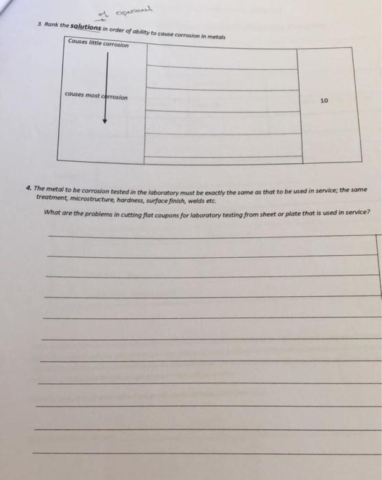 Solved For q1: solutions are tap water, sodium hydroxide | Chegg.com