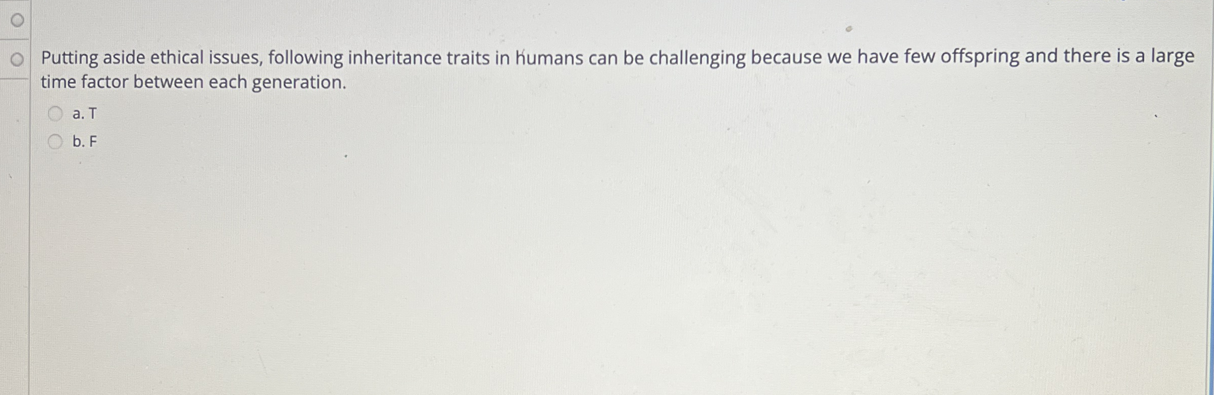 Solved Putting aside ethical issues, following inheritance | Chegg.com