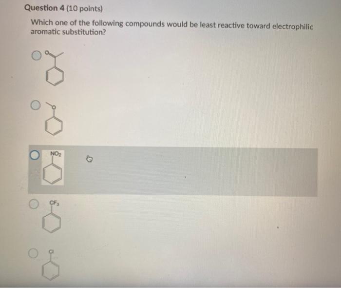Solved Question 4 (10 points) Which one of the following | Chegg.com Solved Question 4 (10 points) Which one of the following | Chegg.com