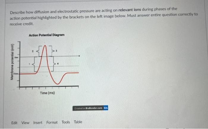 Solved Describe how diffusion and electrostatic pressure are | Chegg.com