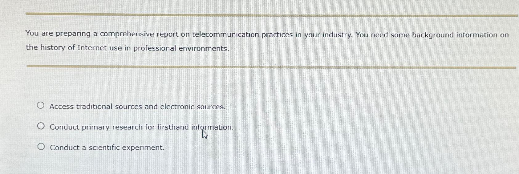 Solved You are preparing a comprehensive report on | Chegg.com