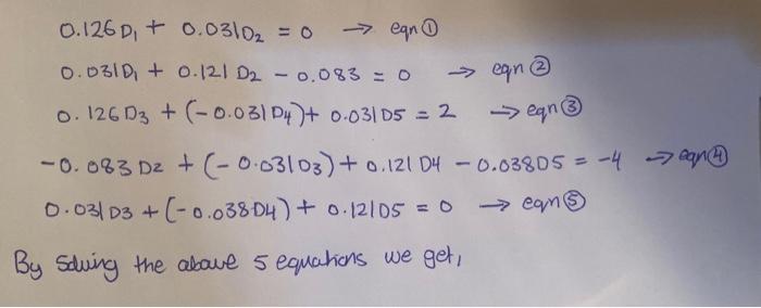 Solved can you please help sove these 5 equations | Chegg.com