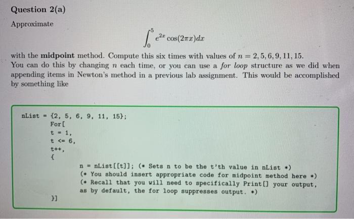 Solved mathematica question!!! I'm still unsure of how to | Chegg.com