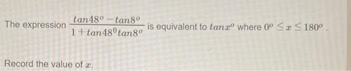 Solved What is the solution to the equation 5secx-4=7 in the | Chegg.com