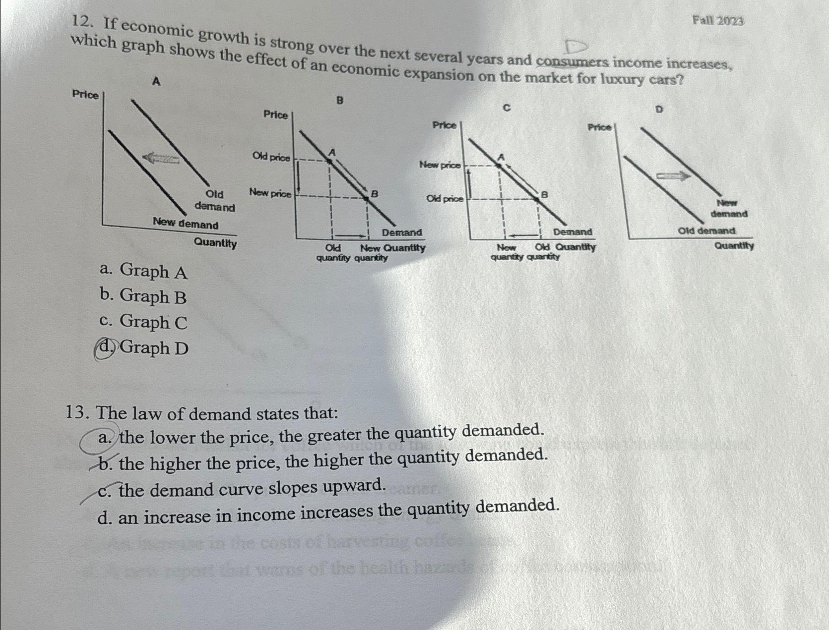 Solved If economic growth is strong over the next several | Chegg.com