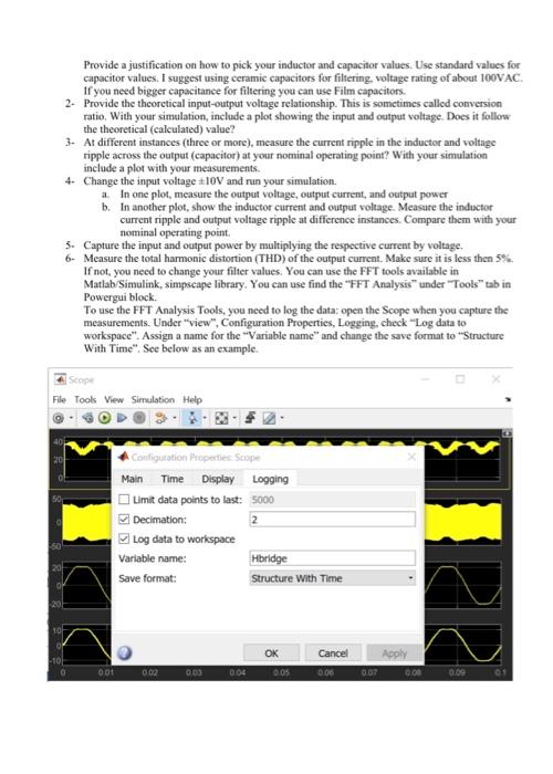 Solved The deliverables include a written report, simulation | Chegg.com