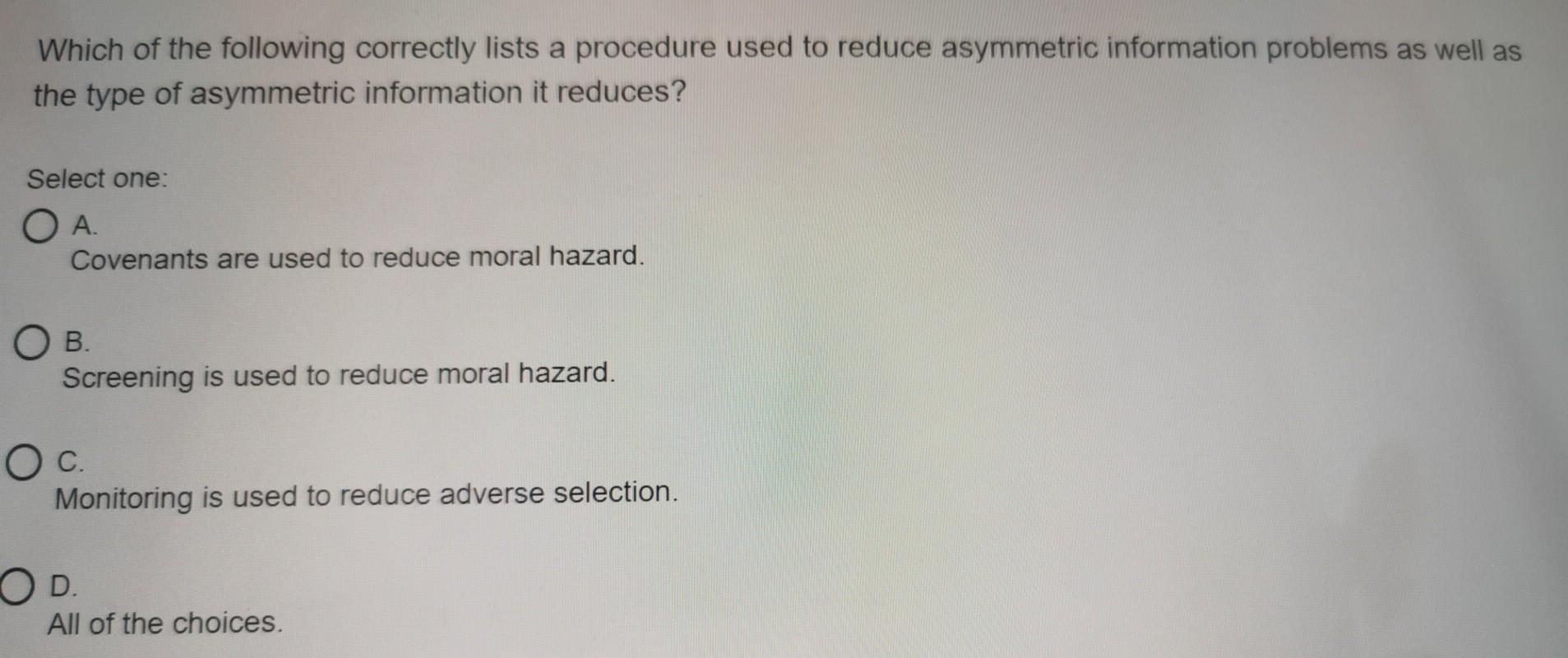 Solved Which of the following correctly lists a procedure | Chegg.com