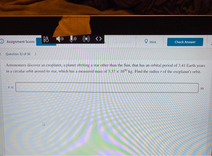 Solved © Assignment Score: BE Hint Check Answer