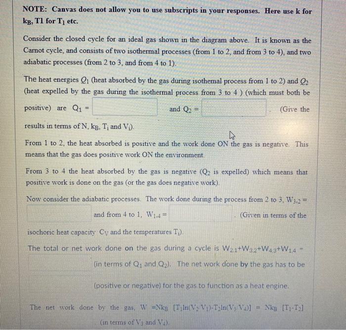 Solved NOTE: Canvas does not allow you to use subscripts in | Chegg.com