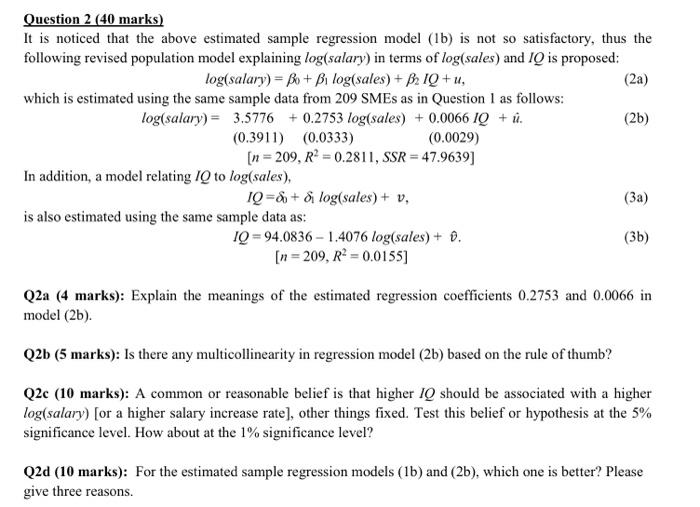 Solved Question 2 (40 marks) It is noticed that the above | Chegg.com