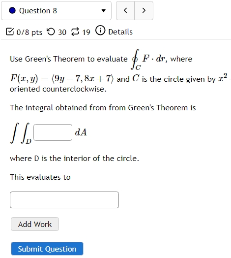 Solved Use Green's Theorem to evaluate o∫C﻿F*dr, | Chegg.com