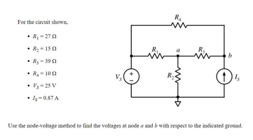 Solved For the circuit | Chegg.com