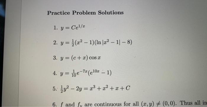 Solved 1. Find the general solution: x2y′+y=0 2. Solve the | Chegg.com