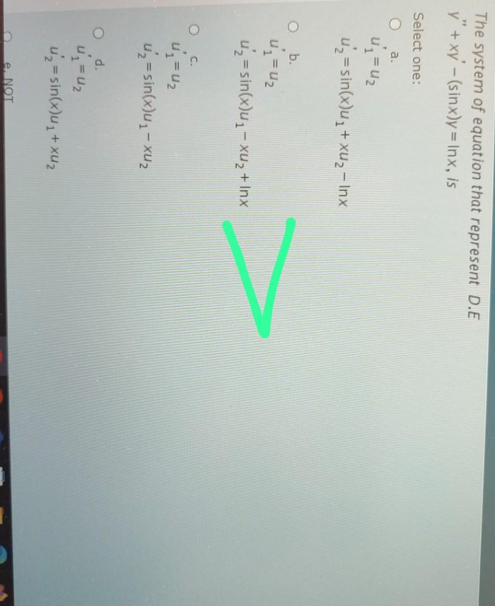 Solved The system of equation that represent | Chegg.com