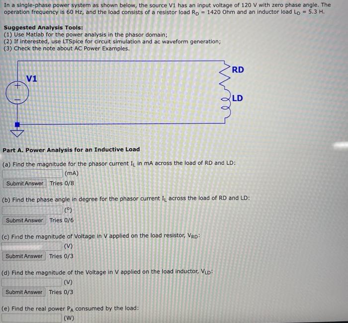 Solved In a single-phase power system as shown below, the | Chegg.com
