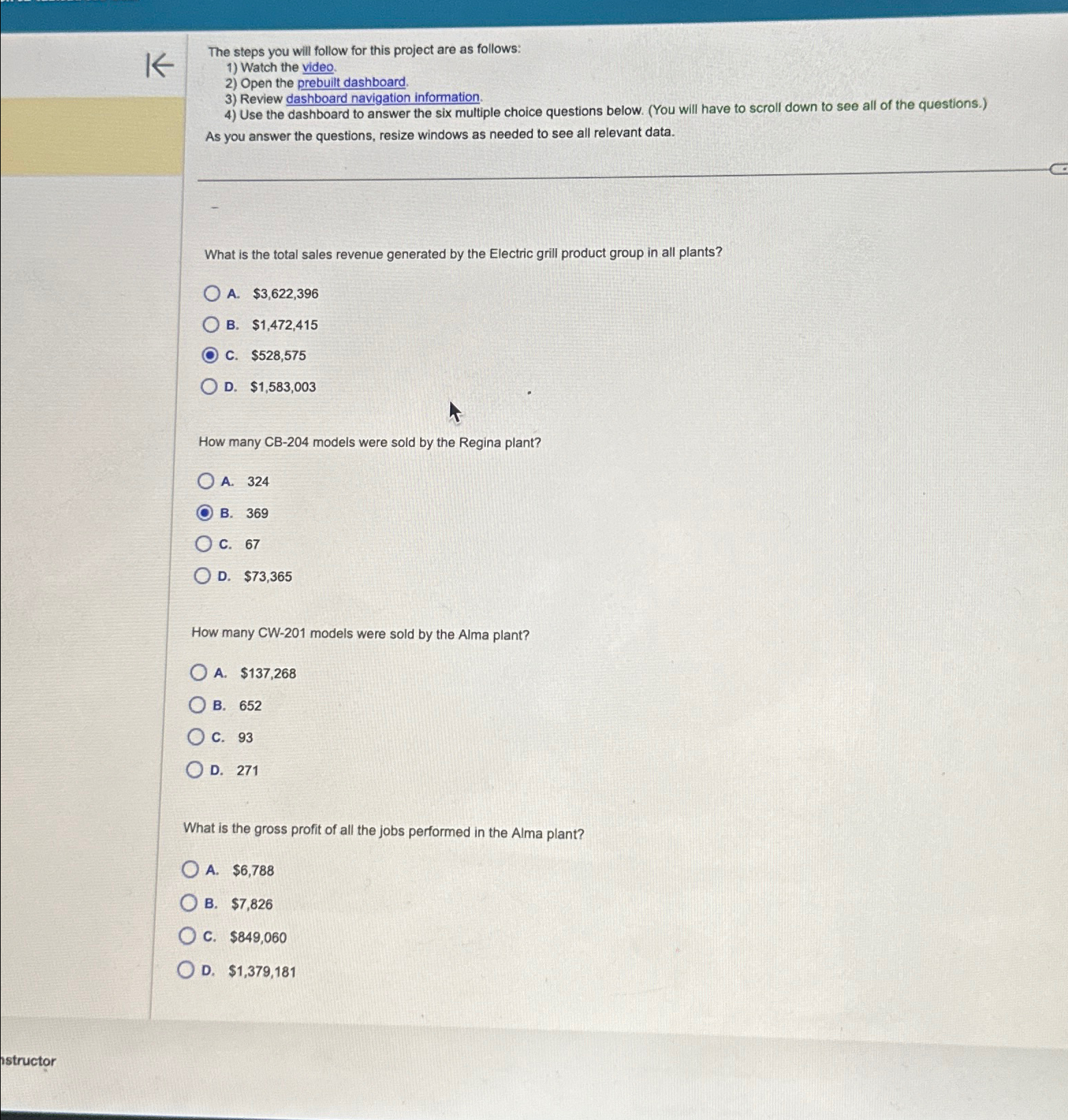 Solved The steps you will follow for this project are as | Chegg.com