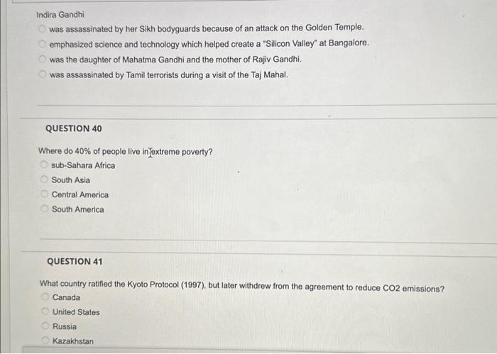 Indira Gandhi was assassinated by her Sikh bodyguards | Chegg.com