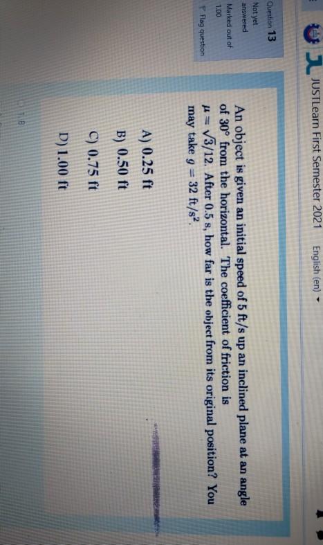 Solved JUSTLearn First Semester 2021 English (en) Question | Chegg.com Solved JUSTLearn First Semester 2021 English (en) Question | Chegg.com