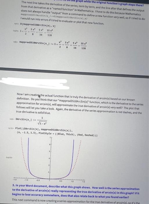 Solved Over graph while the original function's graph stops | Chegg.com