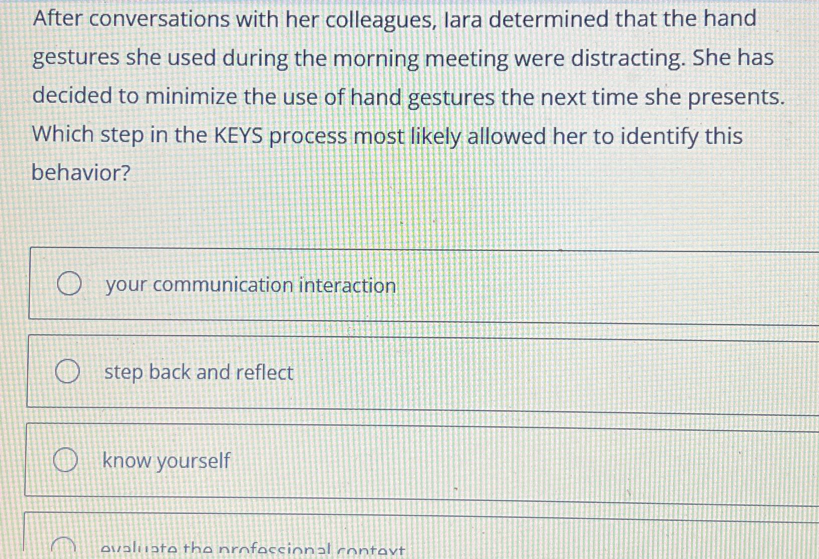 Solved After conversations with her colleagues, lara | Chegg.com
