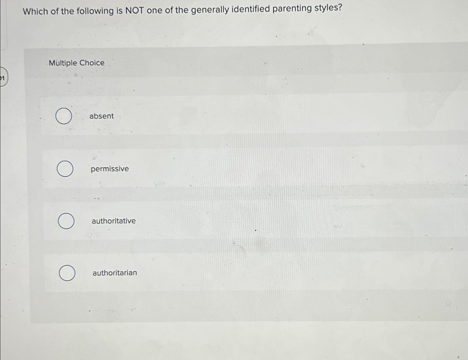 Solved Which of the following is NOT one of the generally | Chegg.com