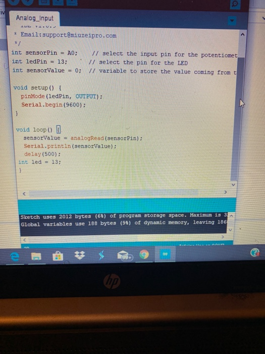 Solved I Am Using Arduino To Read Values With A
