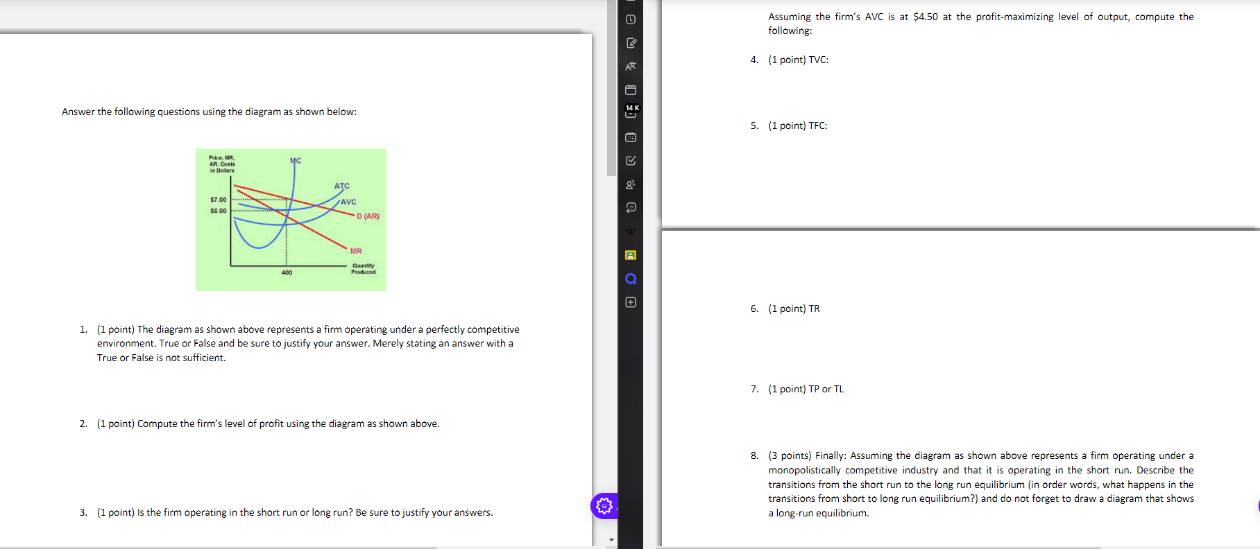Solved 1. (1 ﻿point) ﻿The diagram as shown above represents | Chegg.com