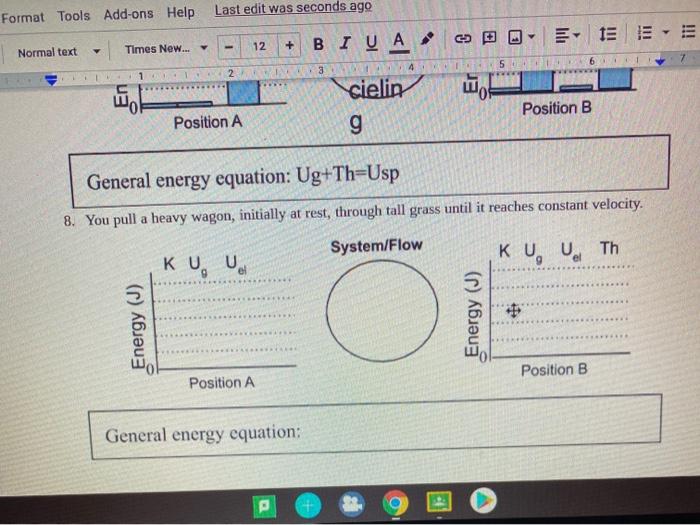 Solved for questions 7 and 8, qualitively complete the | Chegg.com