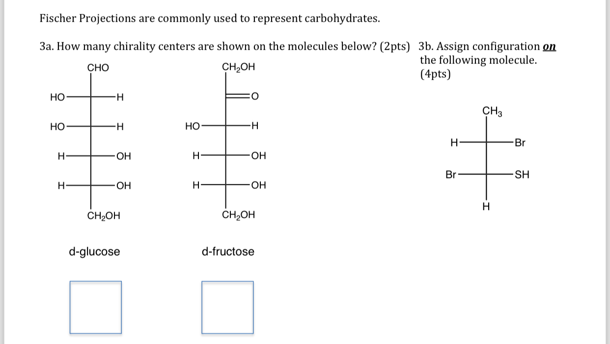 Solved Fischer Projections are commonly used to represent | Chegg.com