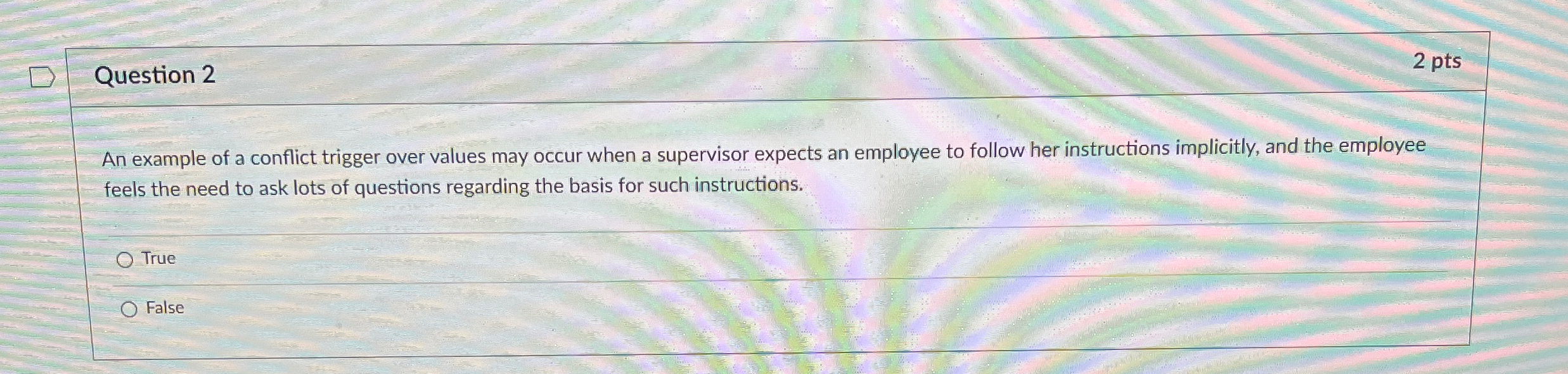 Solved Question 22 ﻿ptsAn example of a conflict trigger over | Chegg.com
