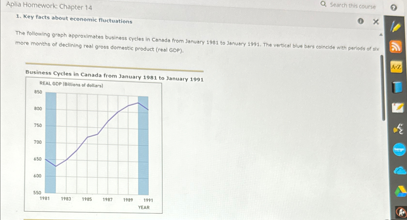 Aplia Homework: Chapter 14Search this courseKey facts | Chegg.com