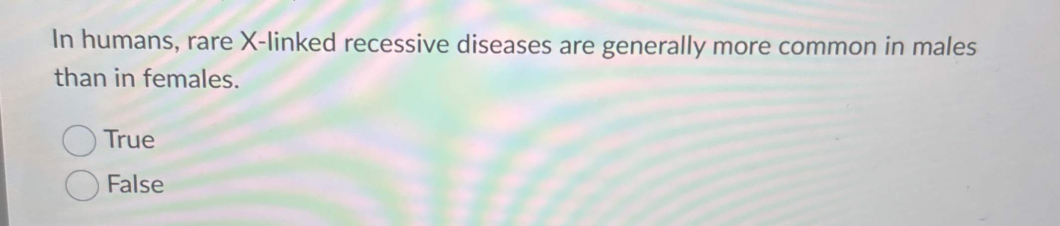 Solved In humans, rare X -linked recessive diseases are | Chegg.com