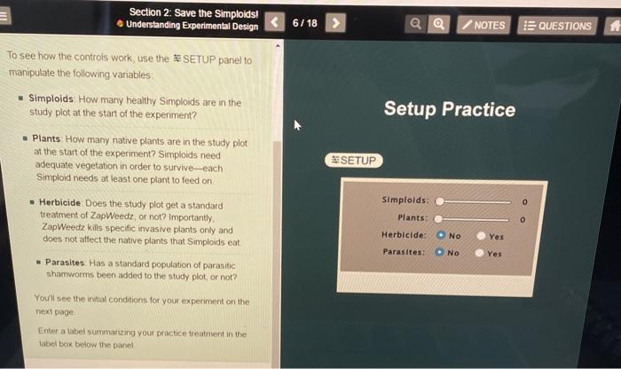 Section 2: Save the Simploids! Understanding | Chegg.com