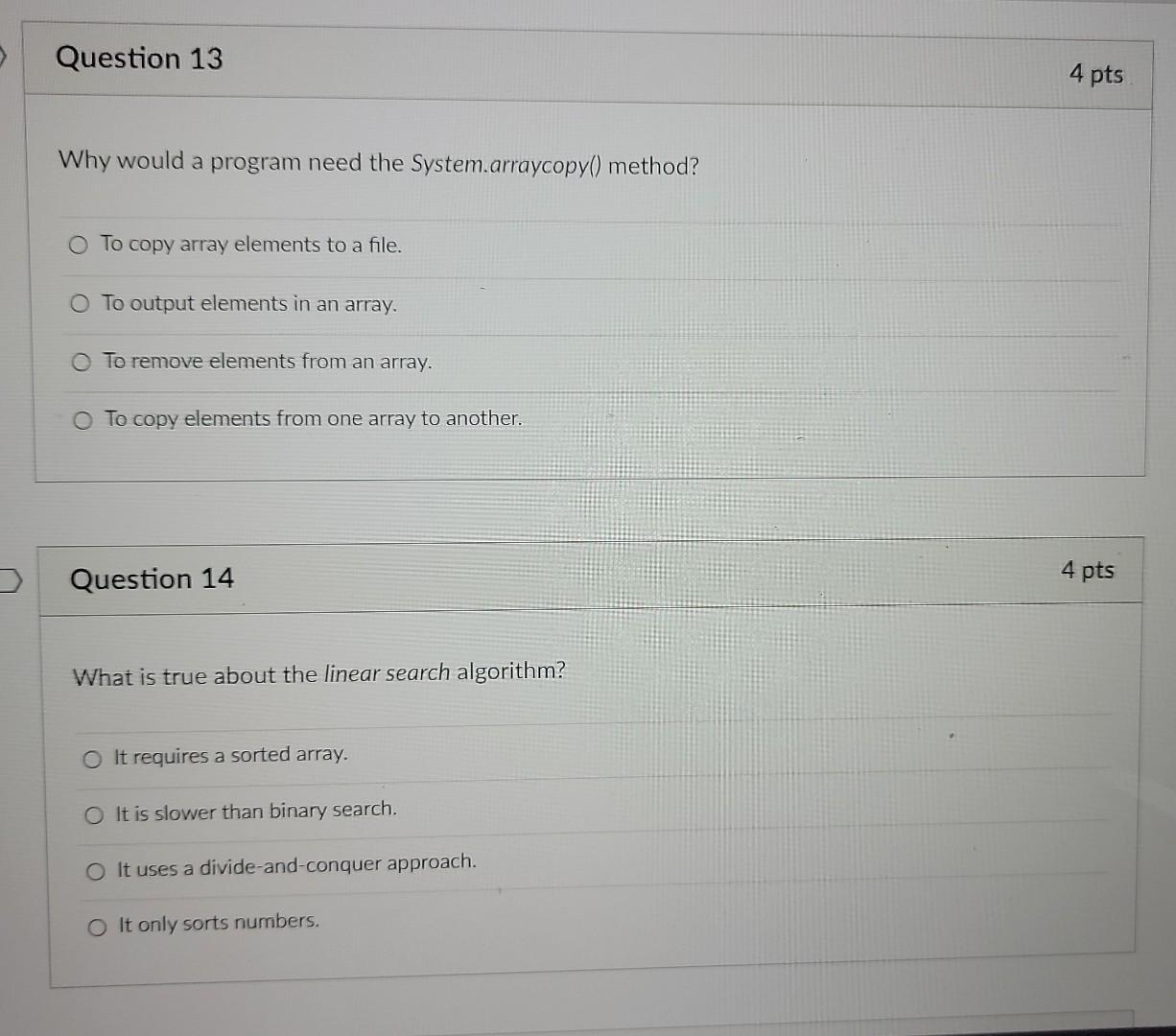 Solved Here is an array and a loop: int [] arr | Chegg.com