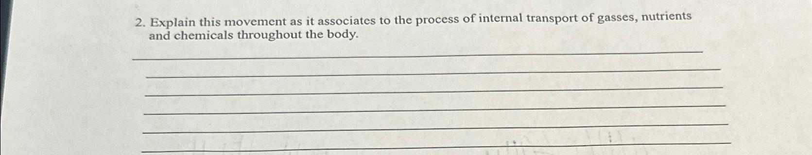 Solved Explain this movement for the fish as it associates | Chegg.com
