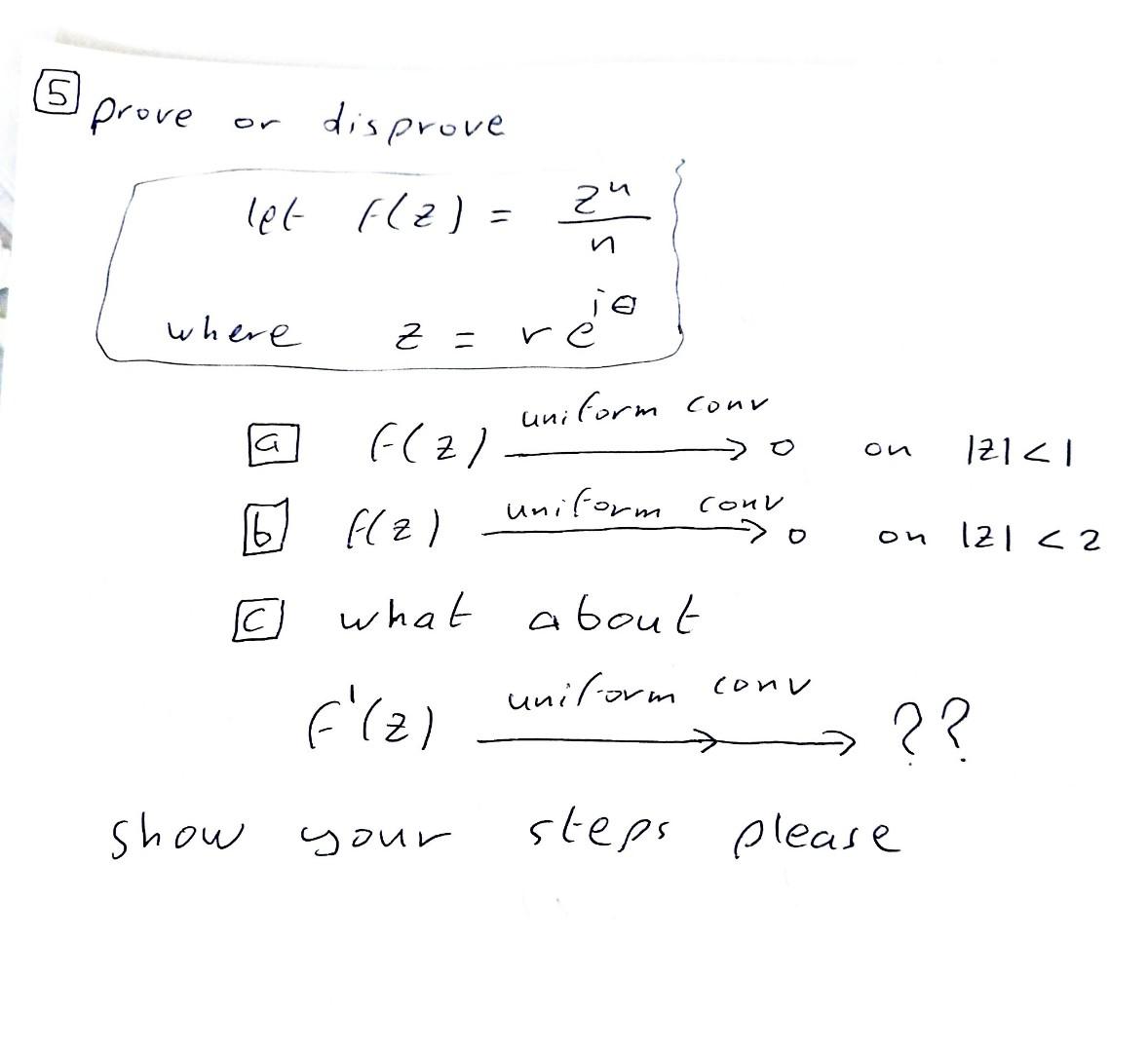 Solved (5 prove disprove let Fla) 2= zu where z = cejo | Chegg.com Solved (5 prove disprove let Fla) 2= zu where z = cejo | Chegg.com